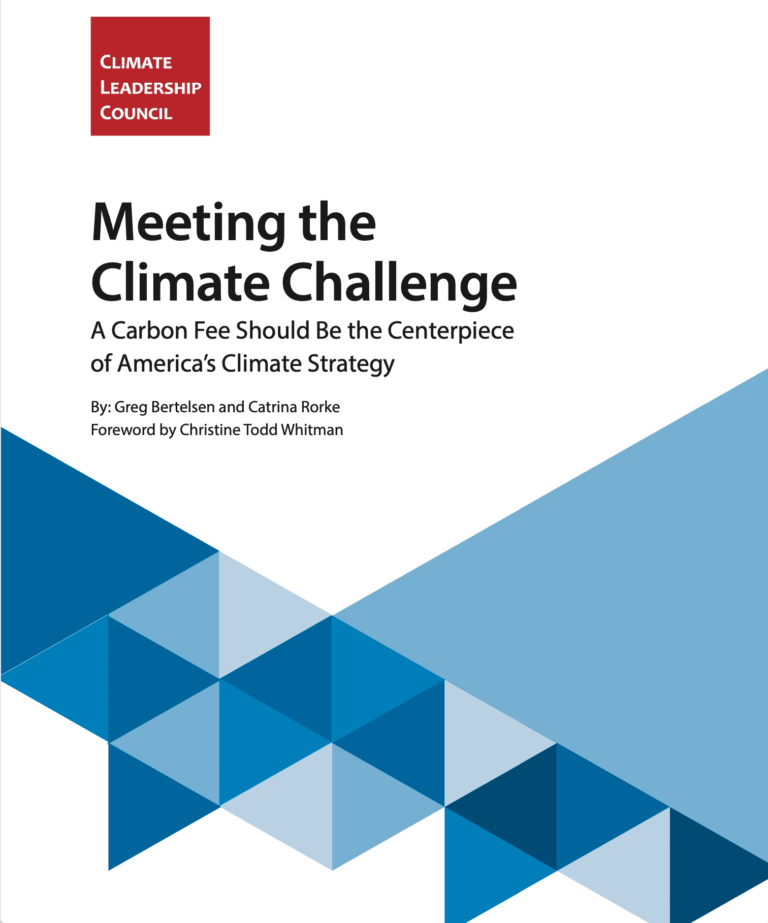 Meeting the Climate Challenge | Climate Leadership Council